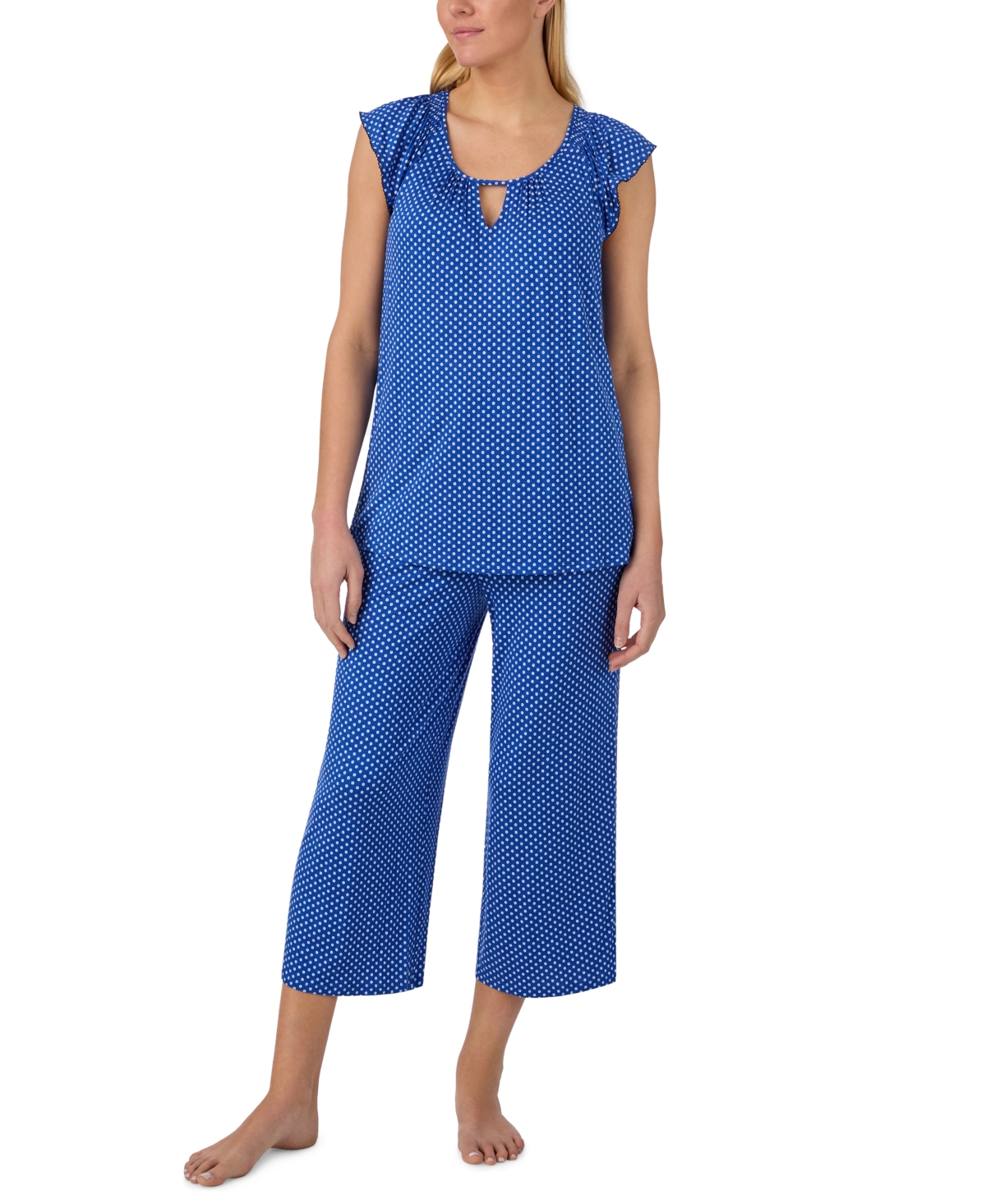 Click here for Ellen Tracy Womens Scoop Neck Top & Cropped Pajama... prices
