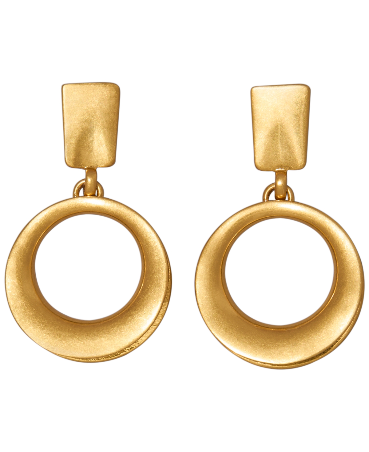 Click here for Donna Karan New York Gold-Plated Valley Hoop Earri... prices