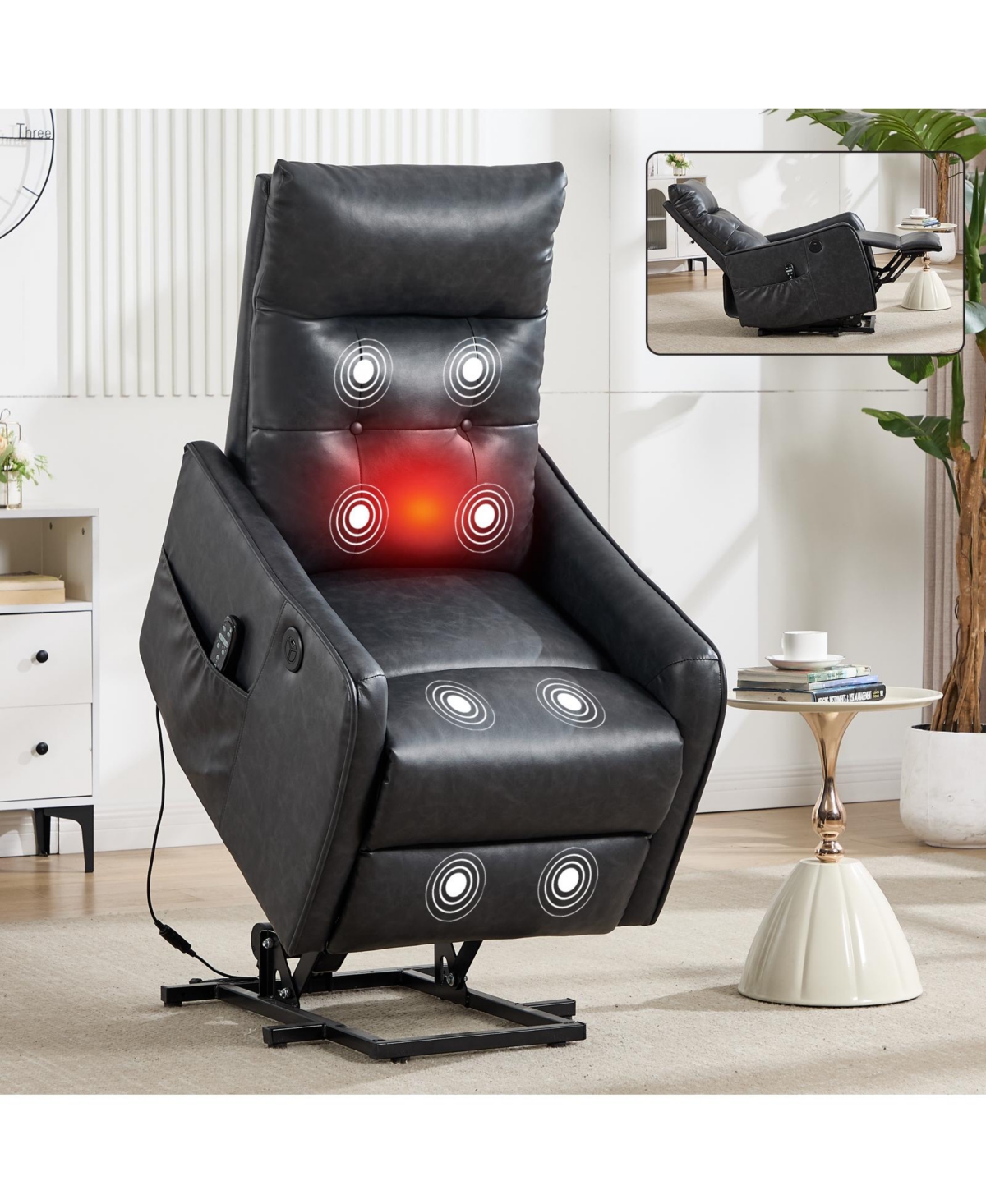 Click here for Clihome Power Lift Recliner Chair with Massage and... prices