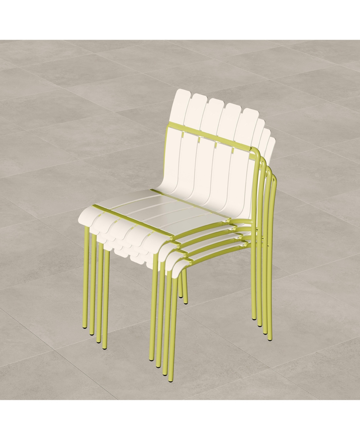 Click here for Mondawe Set of 4 Modern Striped Color Block Chairs... prices