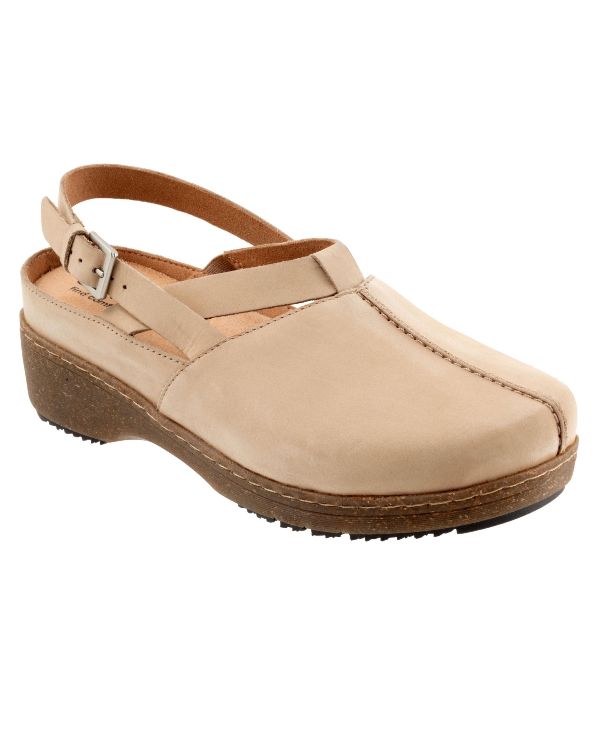 Click here for Softwalk Womens Arica Clog - Taupe oily prices