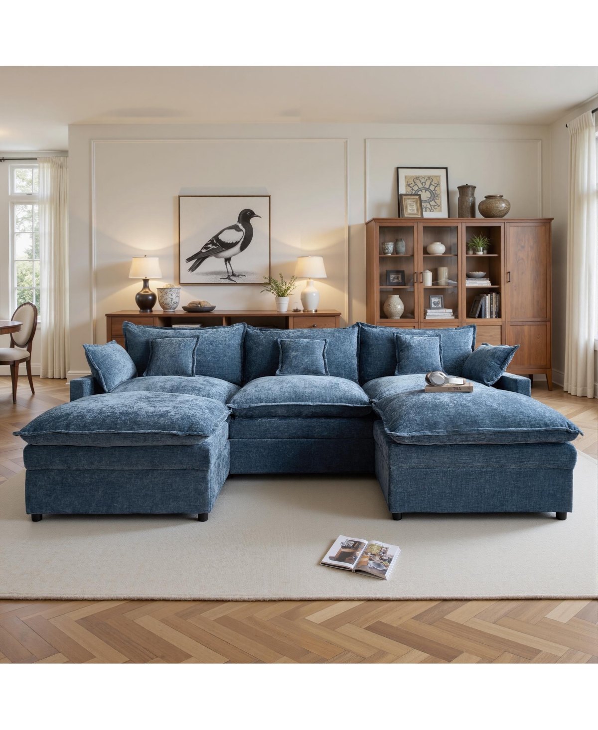 Click here for Xizzi 108 U-Shaped Modular Sectional Sofa with 2 O... prices