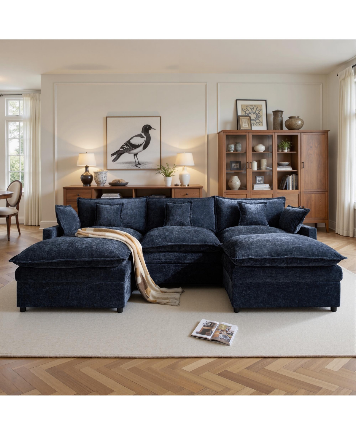 Click here for Xizzi 108 U-Shaped Modular Sectional Sofa with 2 O... prices