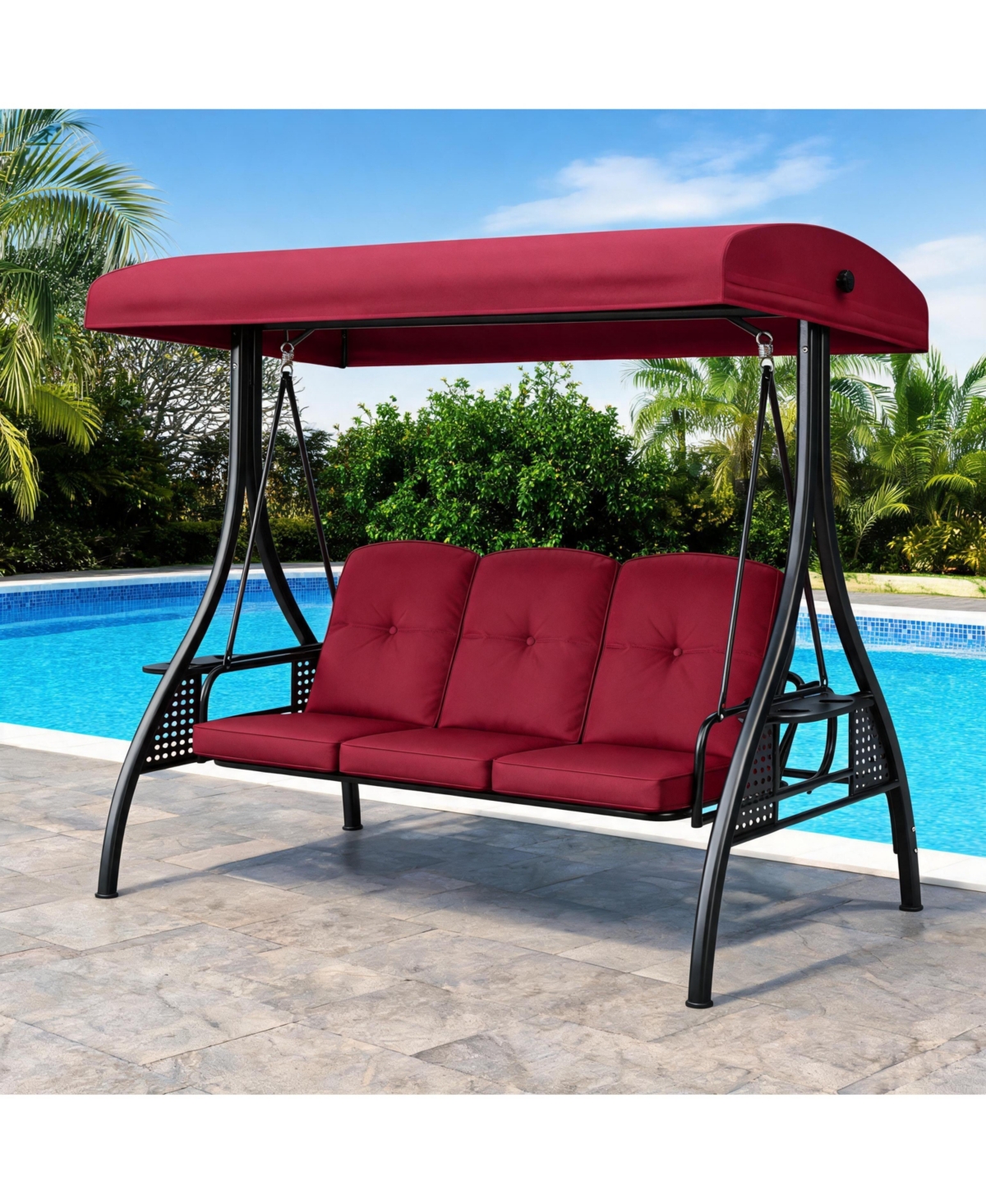 Click here for GarveeLife Outdoor Patio Swing Chair  3 Seat Porch... prices