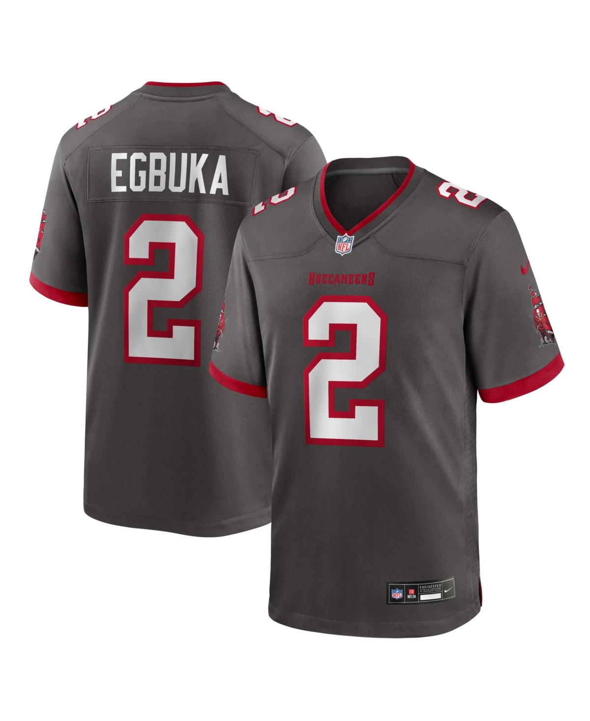 Click here for Nike Mens Emeka Egbuka Pewter Tampa Bay Buccaneers... prices