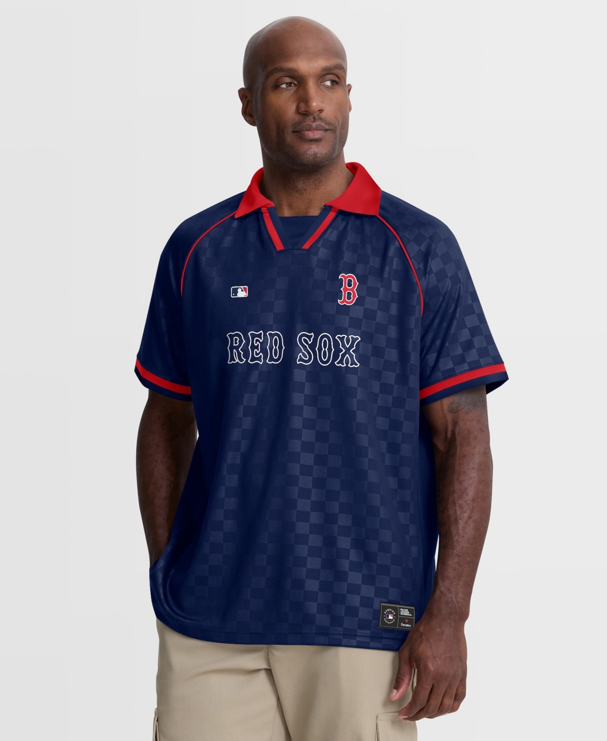 Click here for Fanatics Mens Navy Boston Red Sox Homerun Raglan V... prices