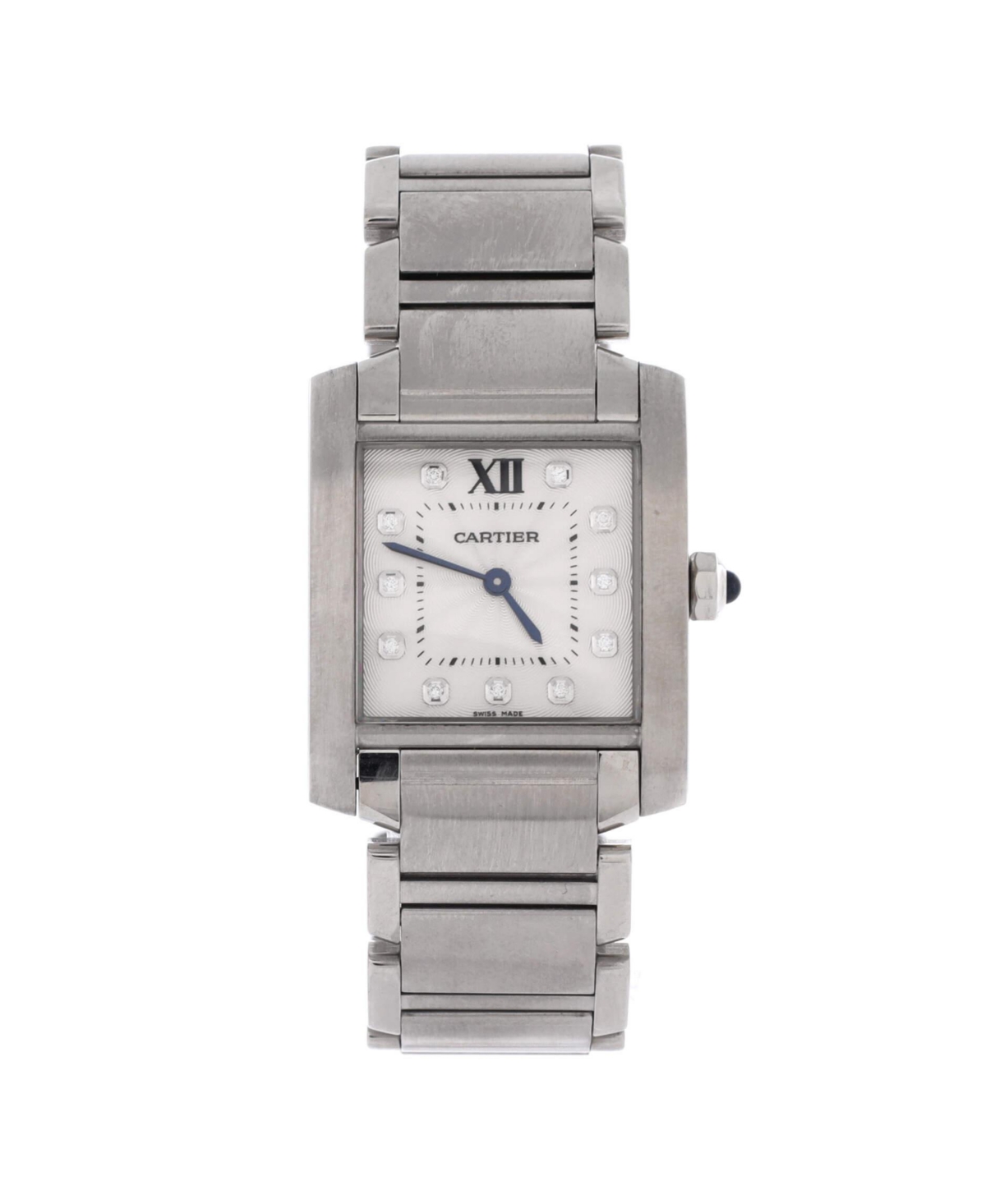 Click here for Pre-Owned Cartier Tank Francaise Quartz Watch in S... prices