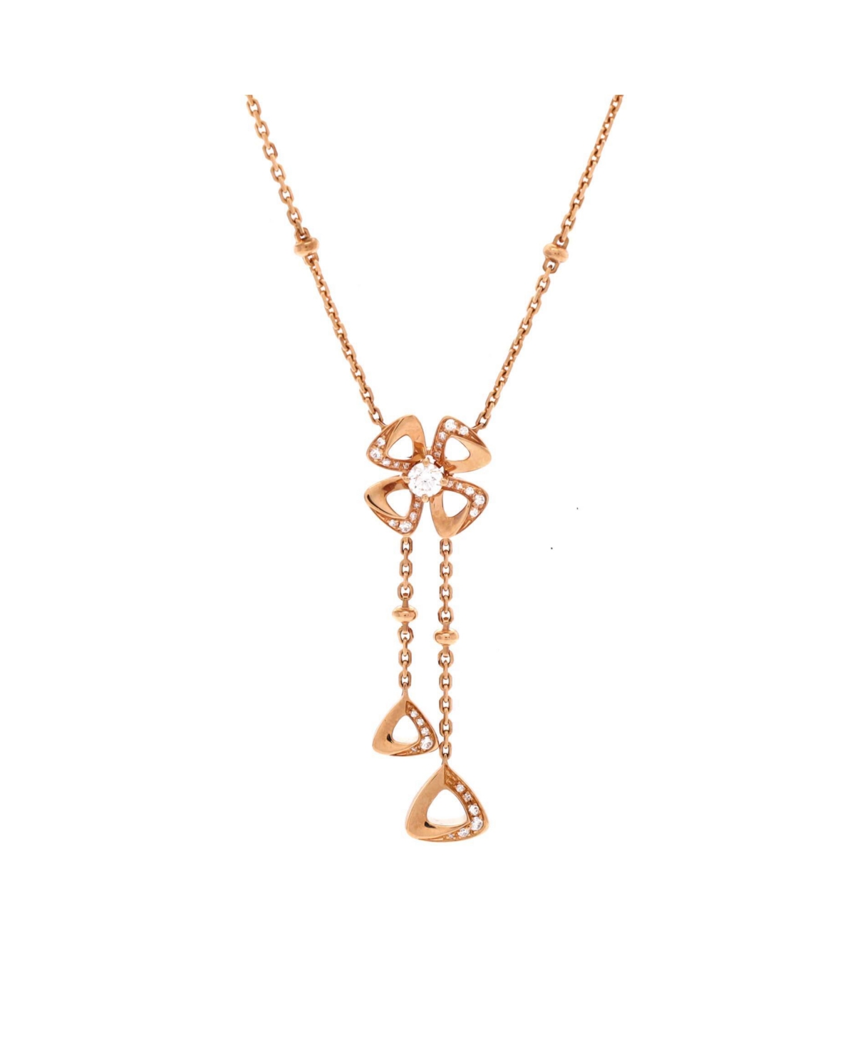 Click here for Pre-Owned Bvlgari Fiorever Drop Pendant Necklace -... prices
