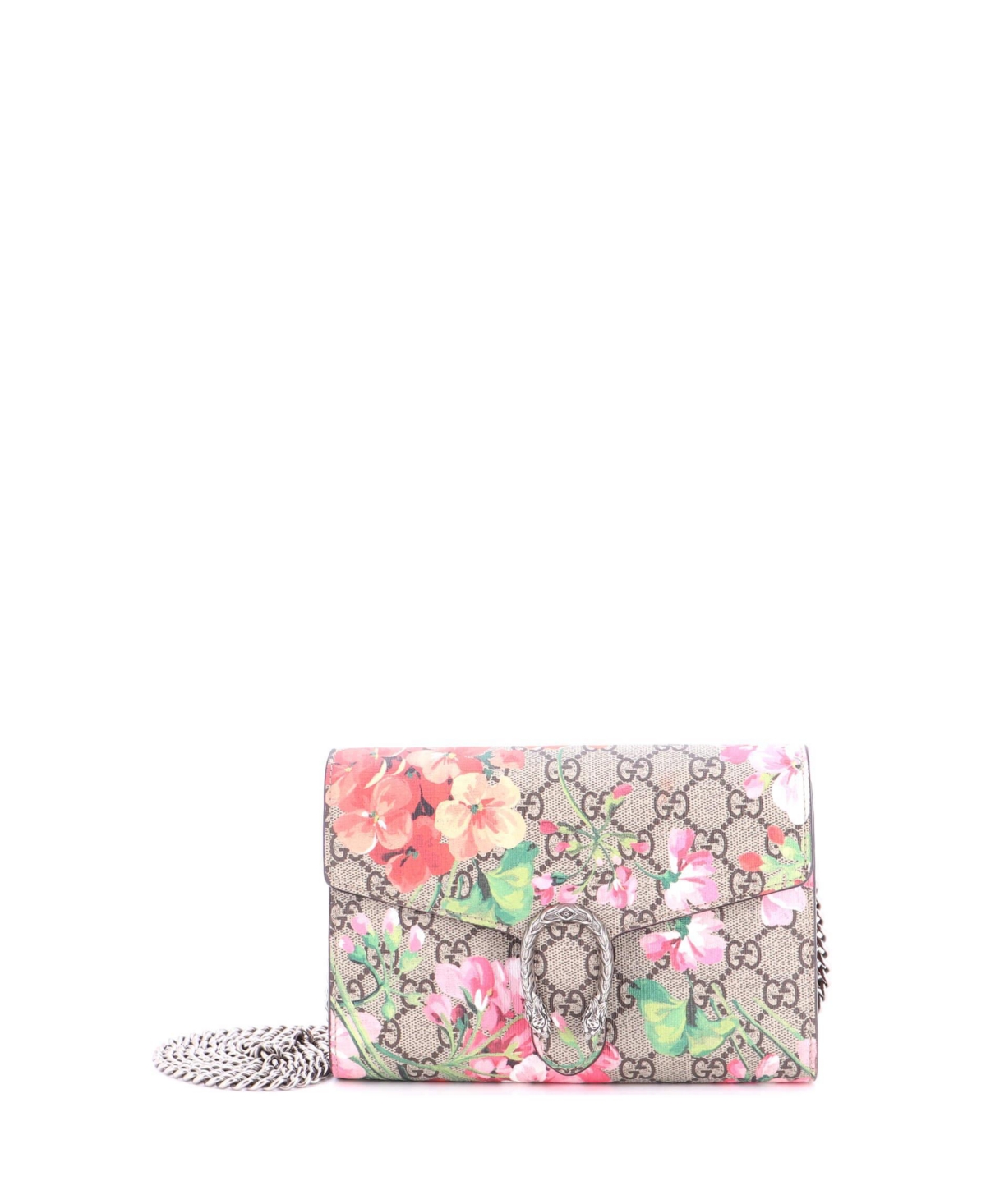Click here for Pre-Owned Gucci Small Dionysus Chain Wallet Blooms... prices