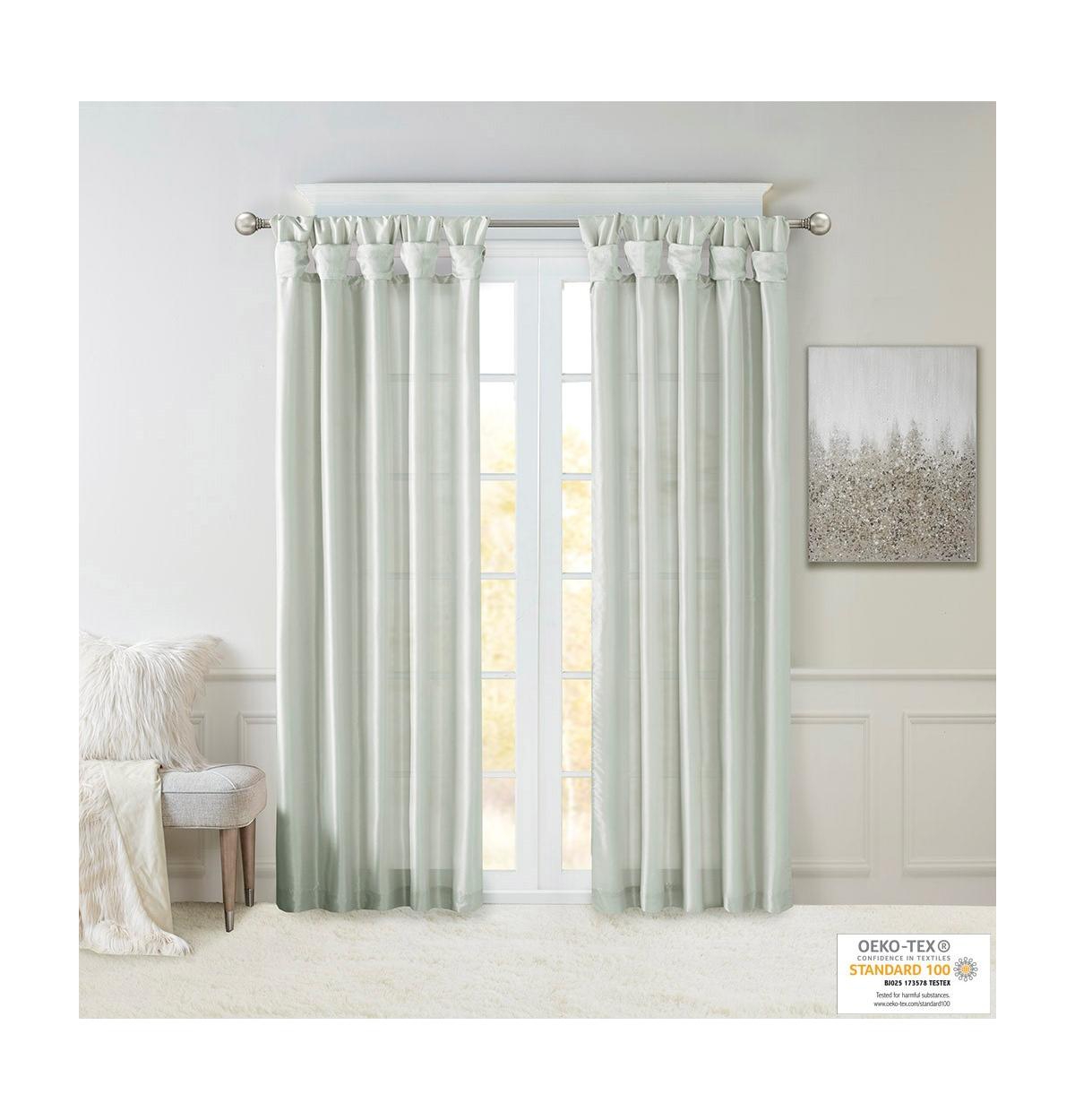 Click here for Avobird Twist Tab Lined Window Curtain Panel Dusty... prices