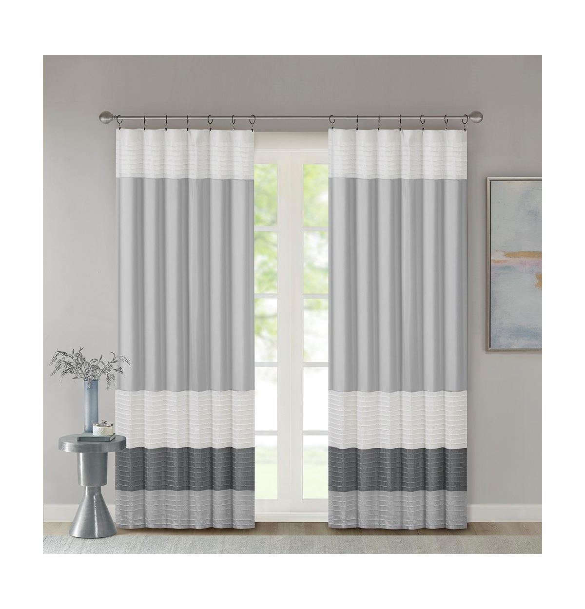 Click here for Avobird Polyoni Pintuck Curtain Panel Only 1 Pc Pa... prices