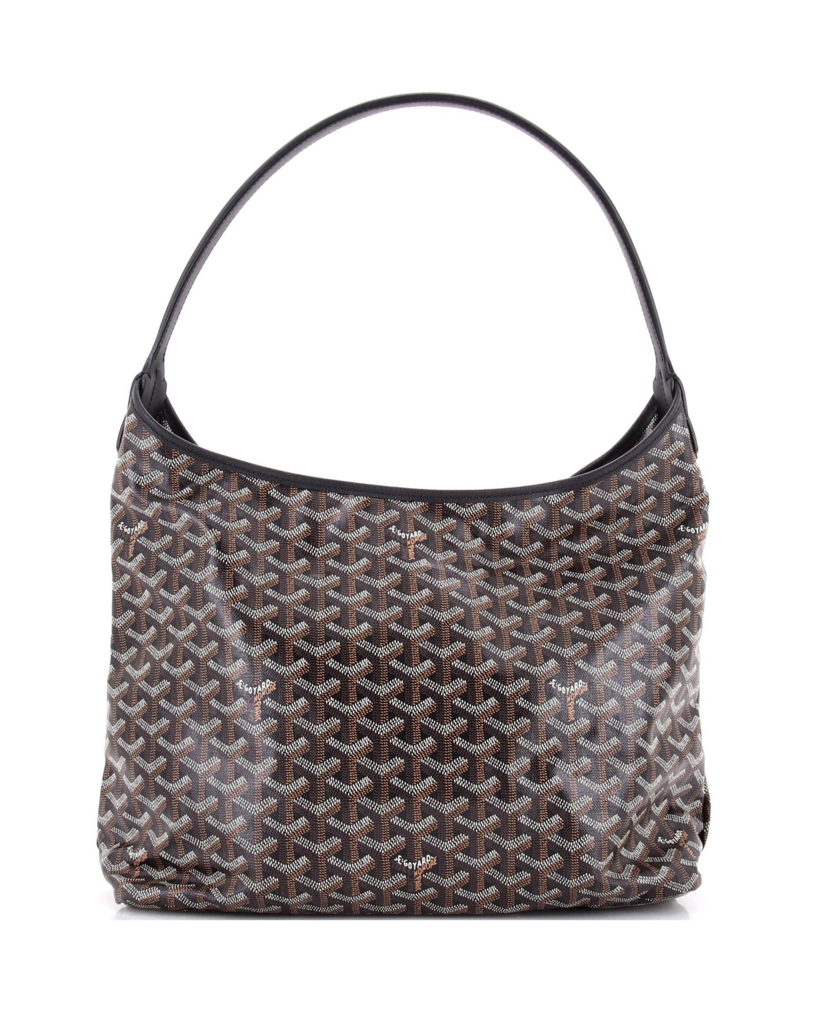 Click here for Pre-Owned Goyard Boheme Hobo Coated Canvas - Black prices