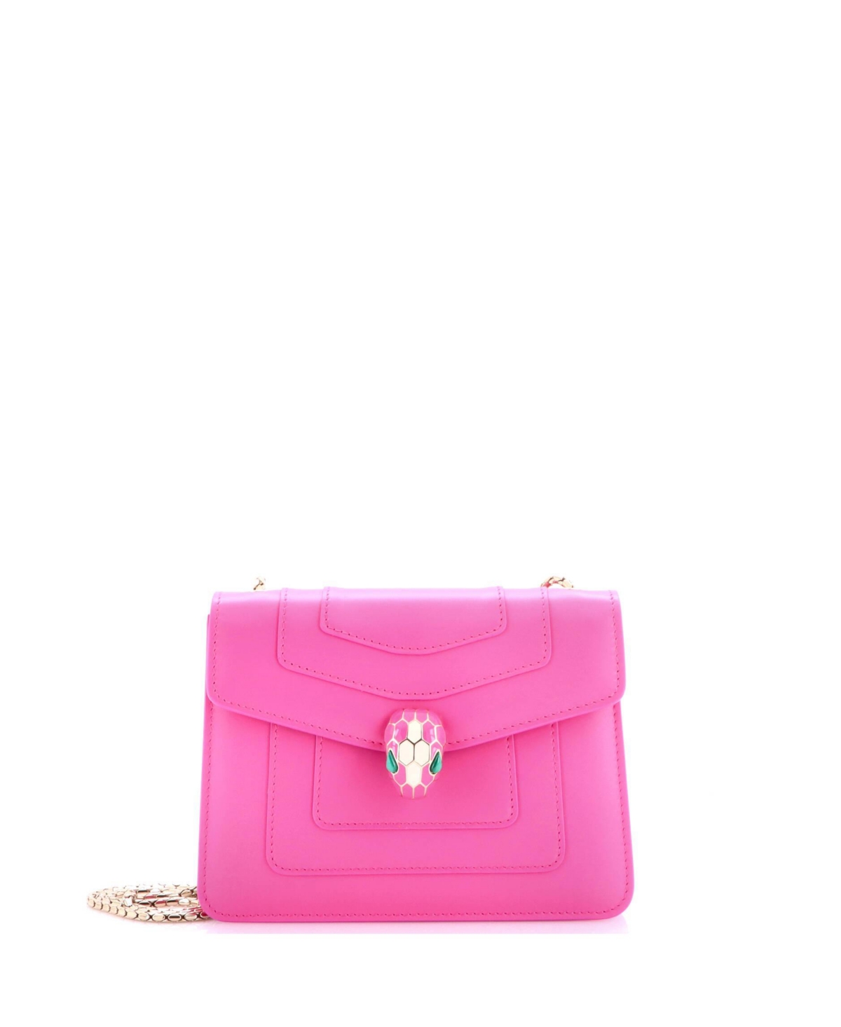 Click here for Pre-Owned Bvlgari Small Serpenti Forever Square Sh... prices