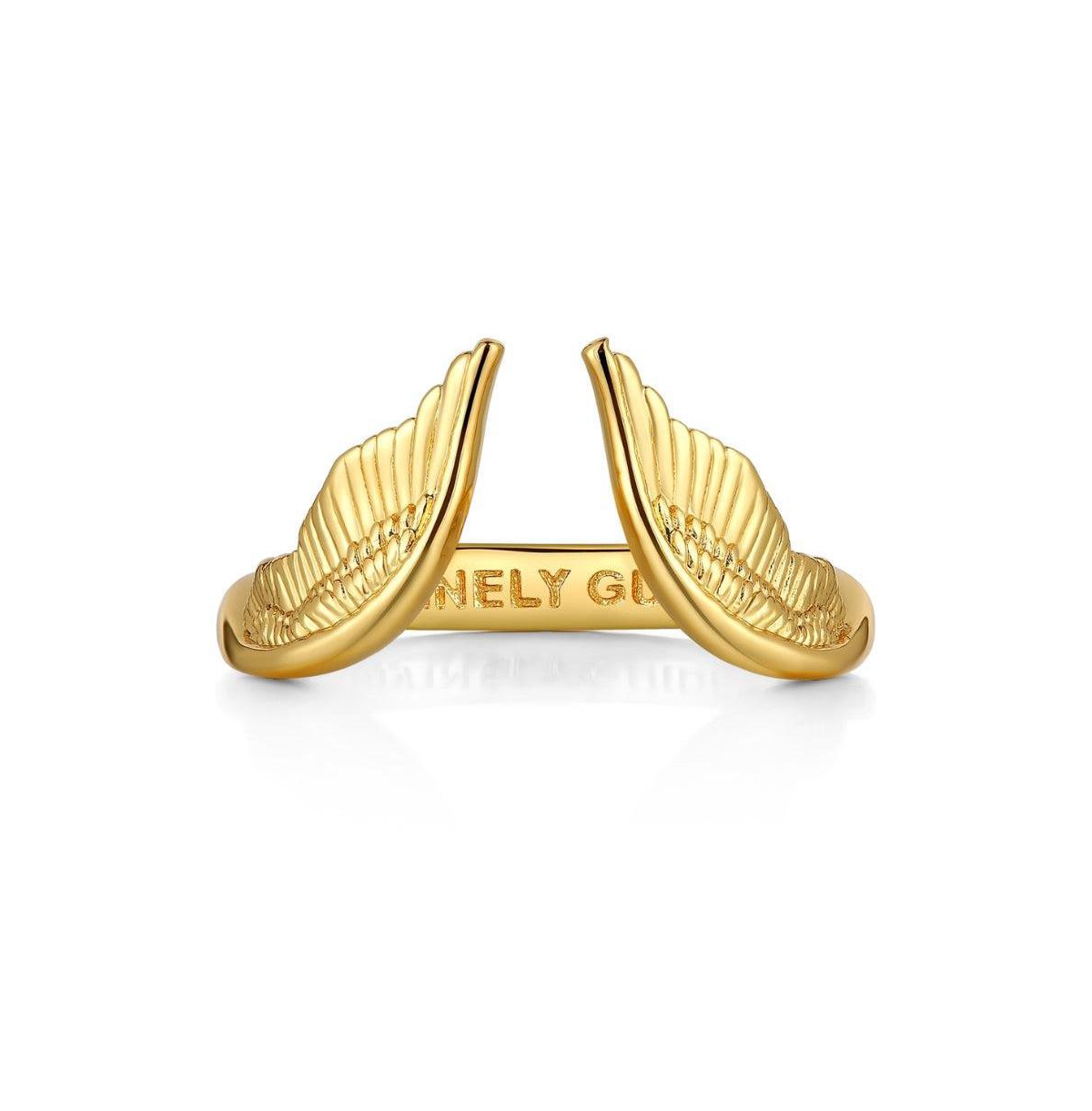 Click here for Mantra Angel Wings Divine Guidance Ring - Yellow g... prices