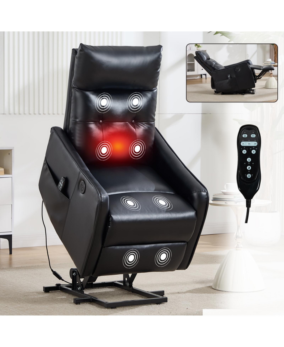 Click here for Clihome Power Lift Recliner Chair with Massage and... prices