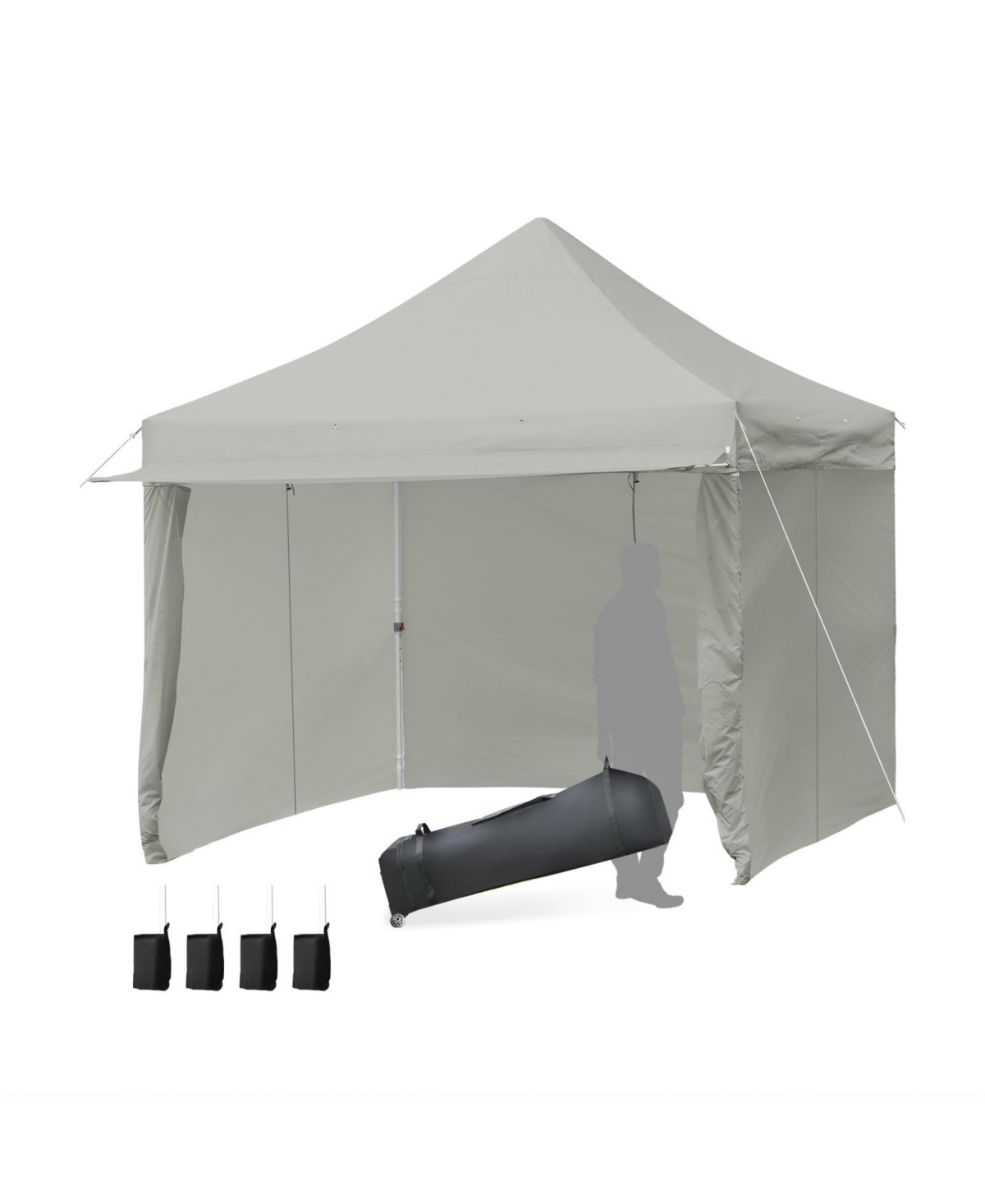 Click here for Sugift 10 x 10 Feet Pop Up Gazebo with Five Remova... prices