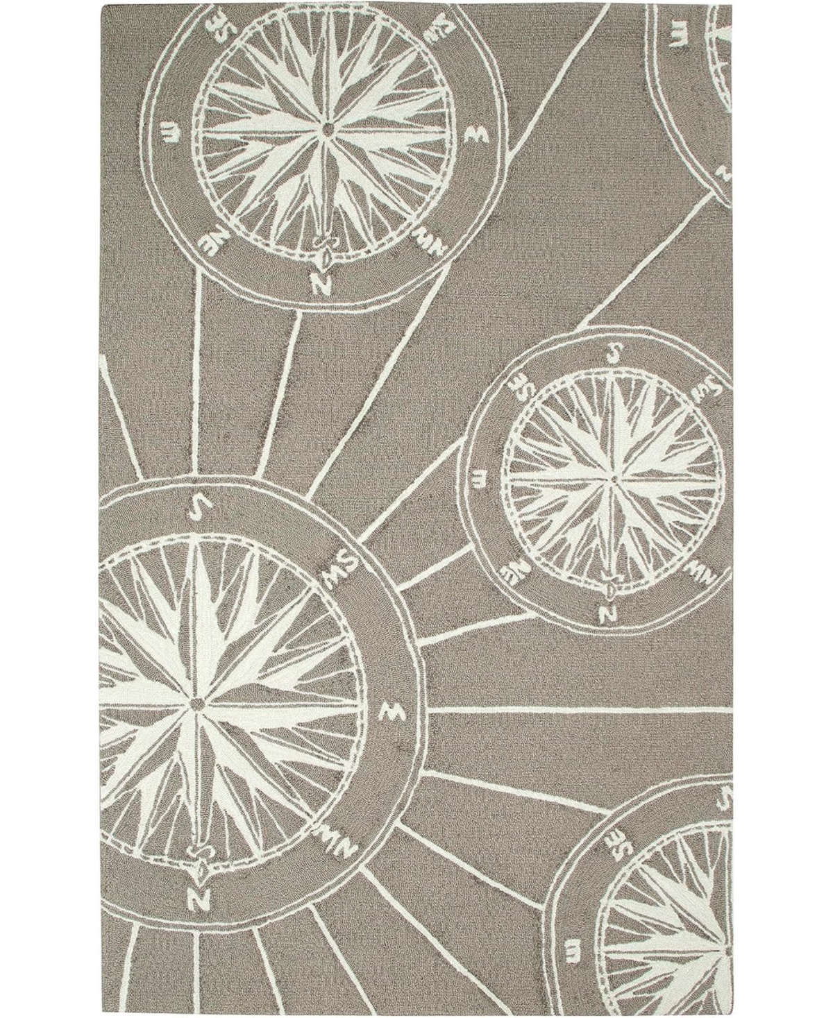 Click here for Liora Manne Frontporch Compass Black and Gray 36 x... prices