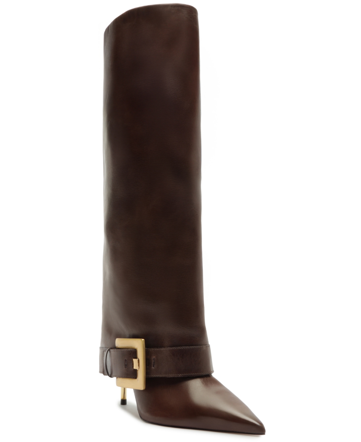 Click here for Arezzo Womens Kenny Mid Stiletto Buckle Dress Boot... prices