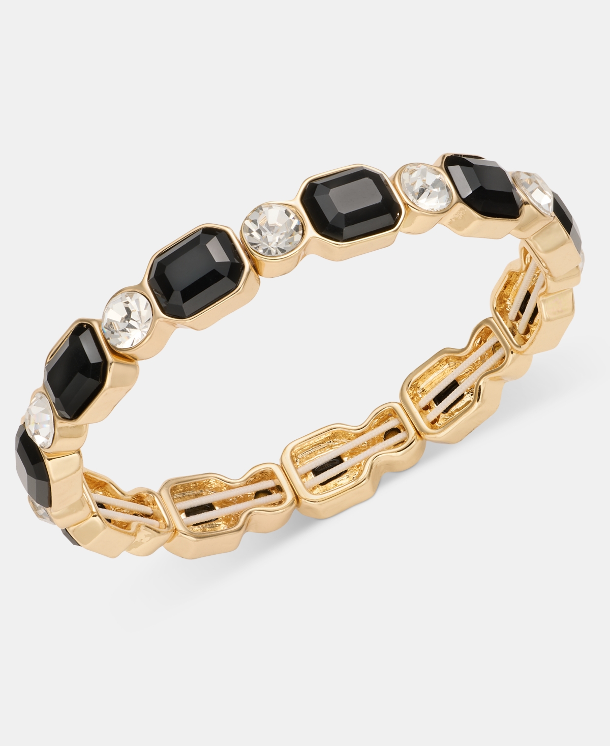 Click here for Anne Klein Crystal Stretch Bracelet - Jet prices