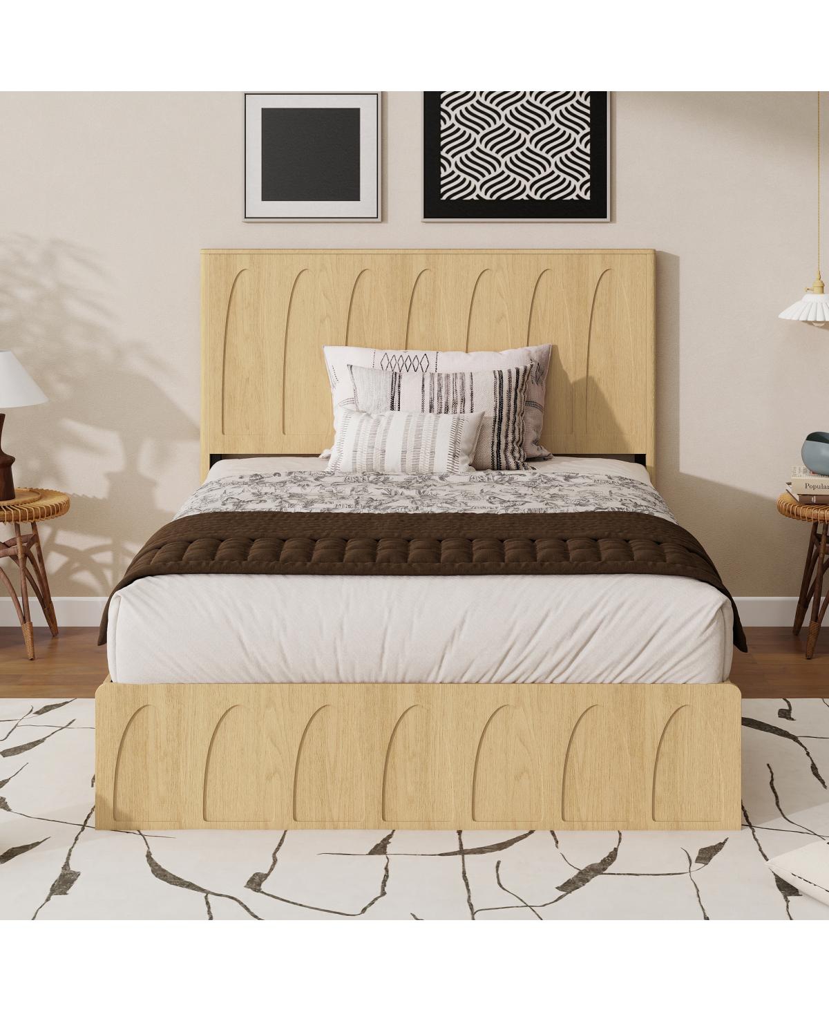 Click here for Streamdale Furniture Queen Size Solid Wood Platfor... prices