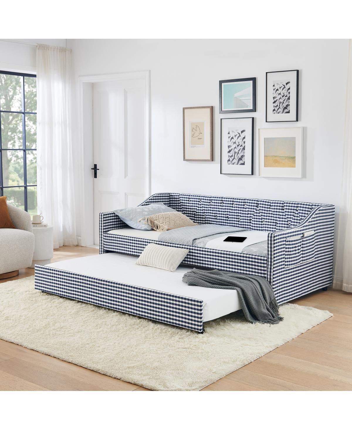 Click here for Streamdale Furniture Upholstered Convertible Daybe... prices