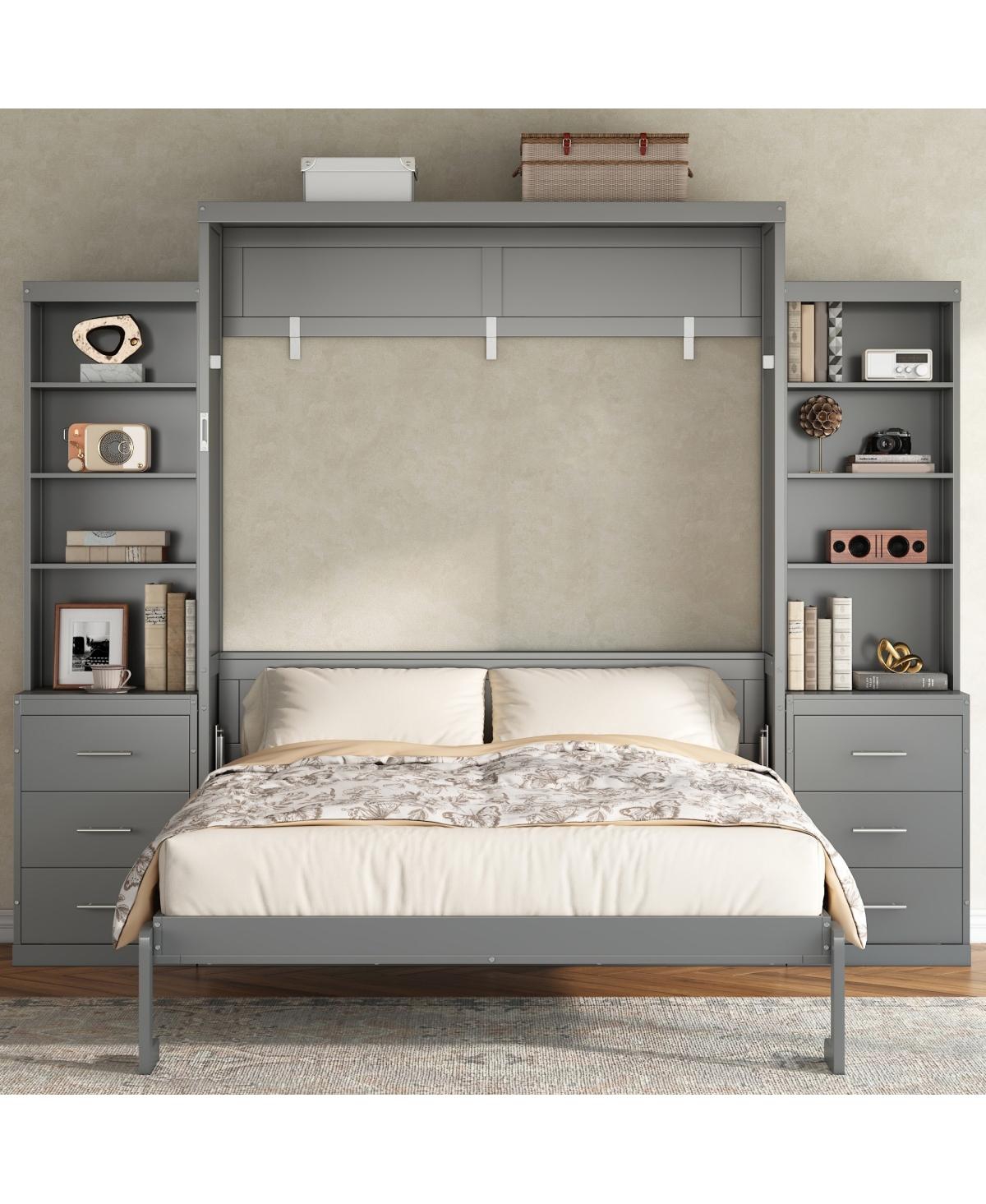 Click here for Streamdale Furniture Murphy Bed with Storage Shelv... prices