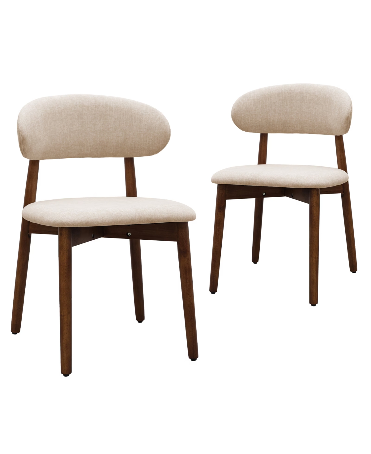 Click here for Flynama Set of 2 Light Camel Flannelette Dining Ch... prices