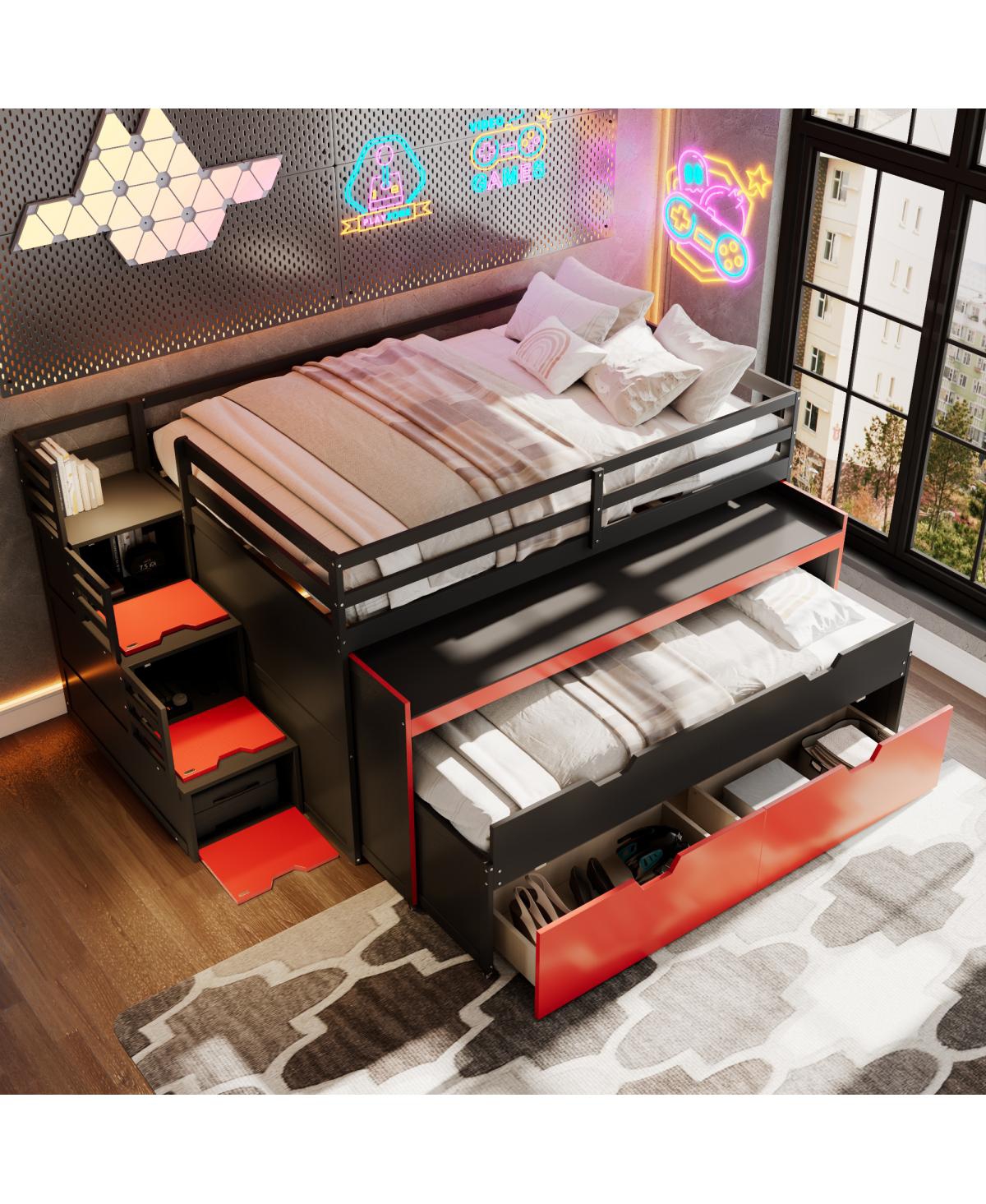 Click here for Streamdale Furniture Full Xl Loft Bed with Desk  T... prices
