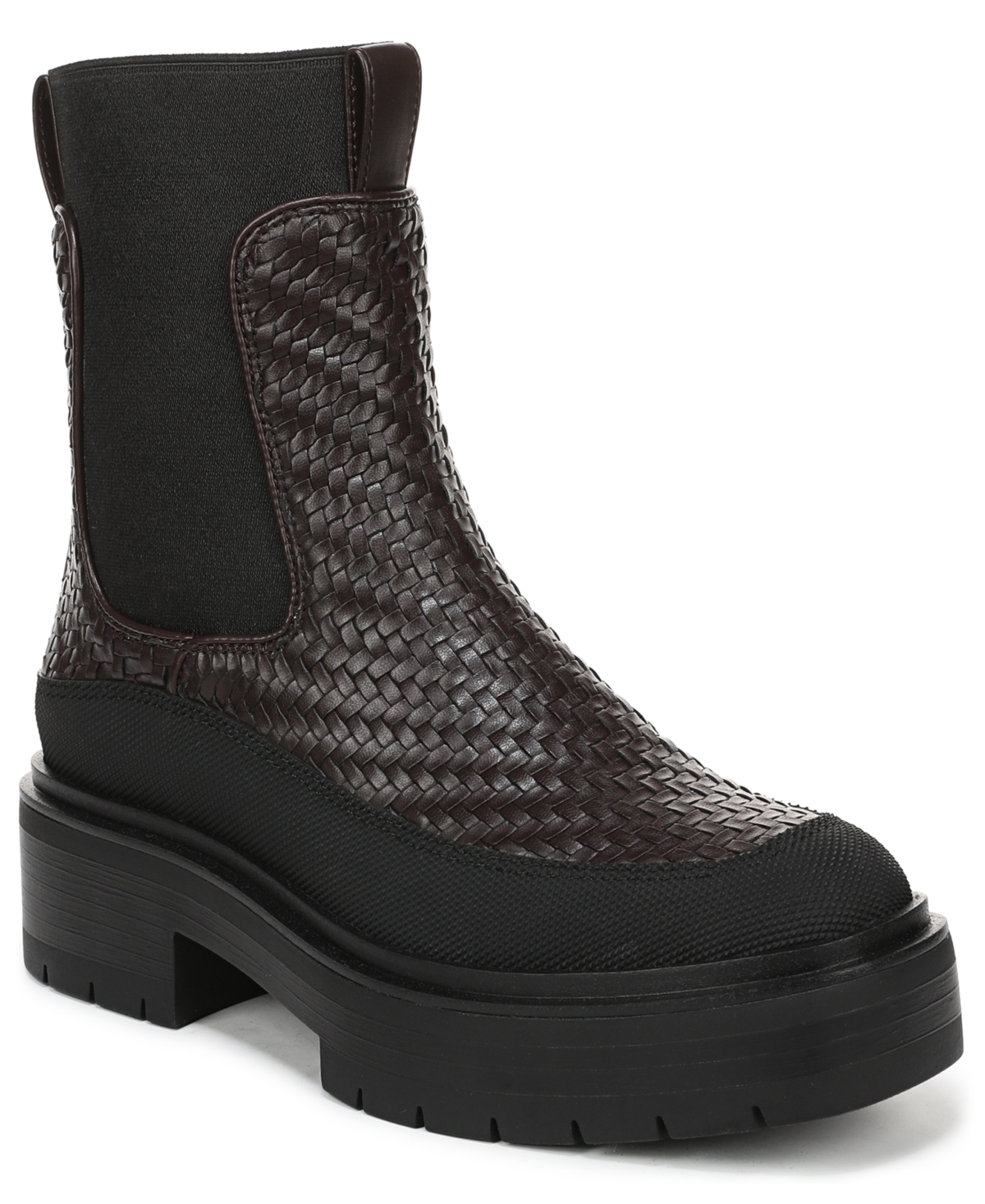 Click here for Sam Edelman Womens Linn Weave Chelsea Platform Boo... prices