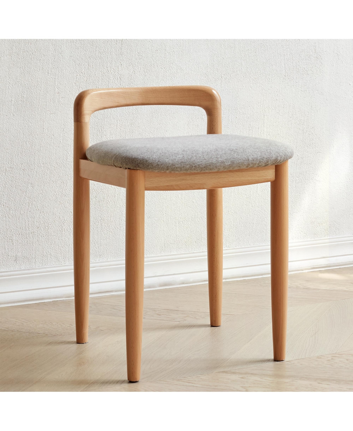 Click here for Flynama Single Natural Beech Wood Bench Makeup Sto... prices