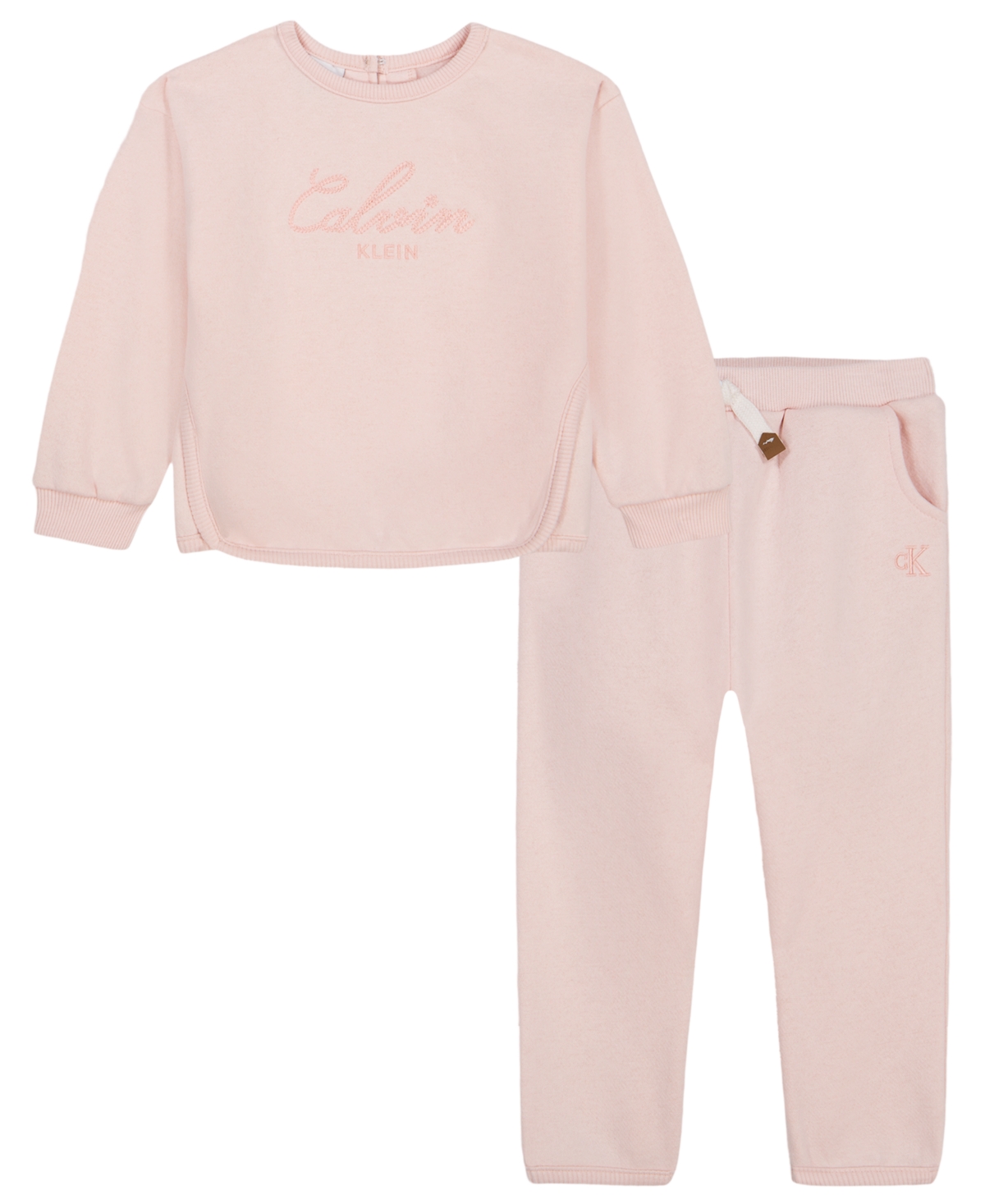 Click here for Calvin Klein Baby Girls Long-Sleeve Top and Pants... prices