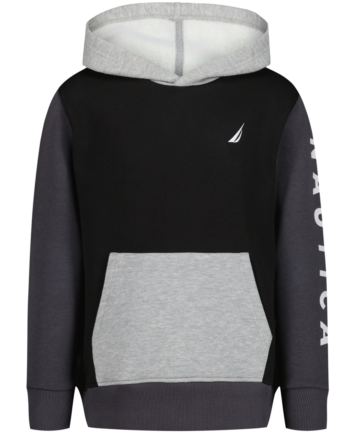 Click here for Nautica Boys 8-20 Color-blocked Fleece Hoodie - Bl... prices
