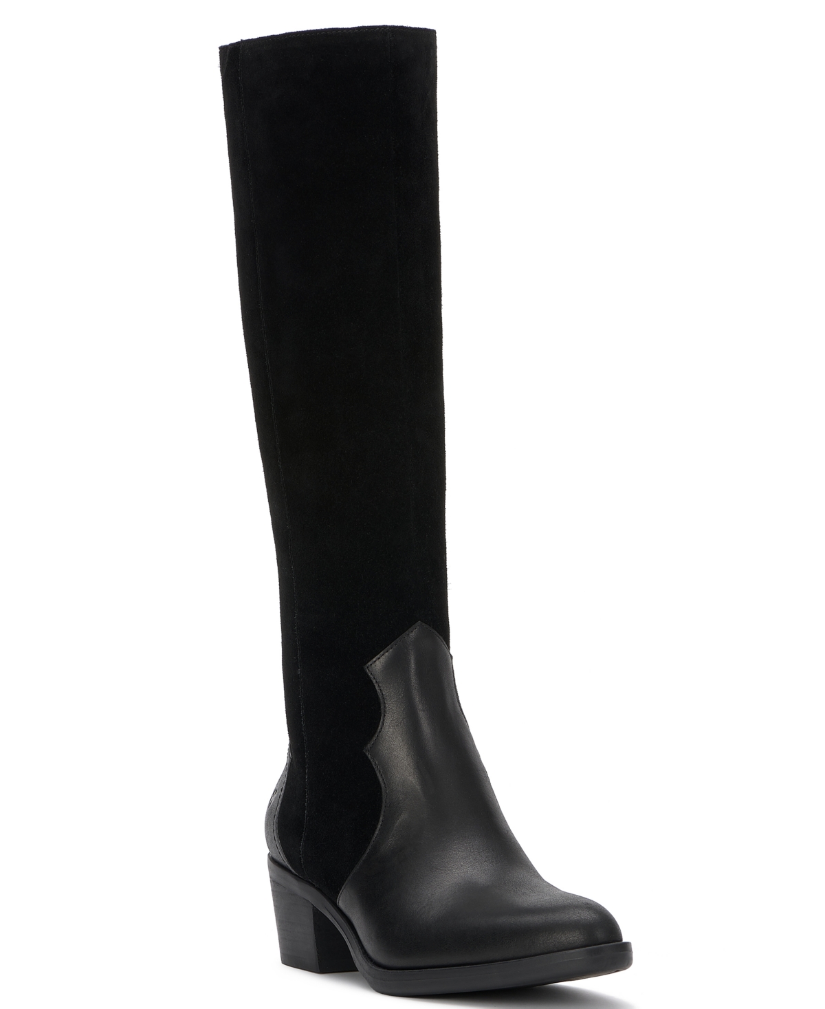 Click here for Lucky Brand Womens Almond Toe Stacked Heel Knee Bo... prices