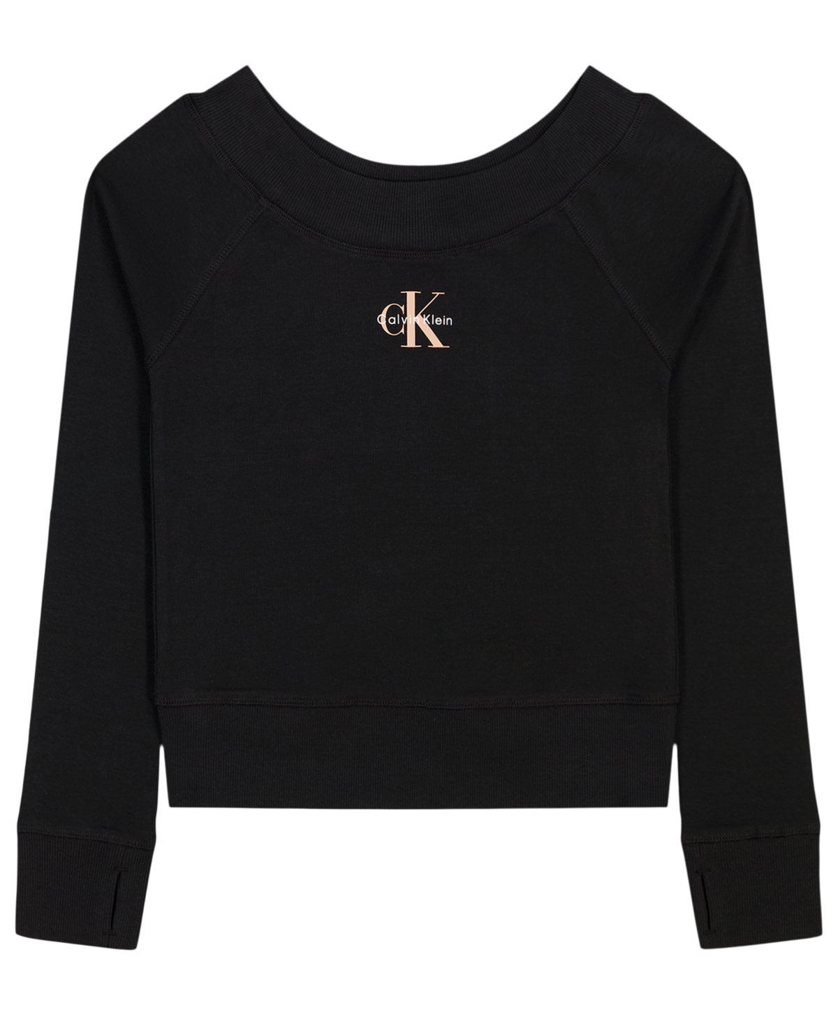 Click here for Calvin Klein Girls 7-16 Monogram Crewneck Sweatshi... prices