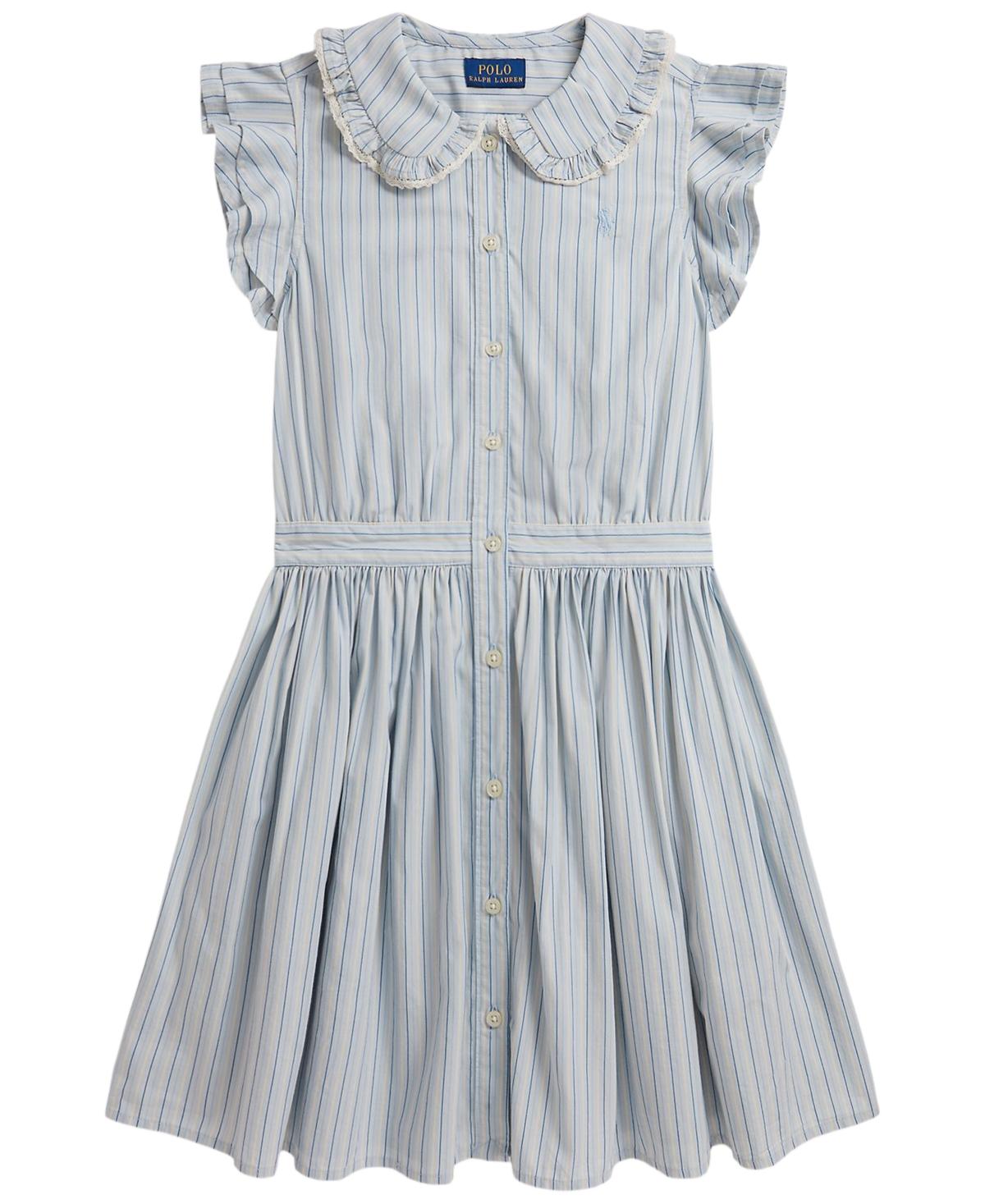 Click here for Polo Ralph Lauren Girls 7-16 Striped Cotton Poplin... prices