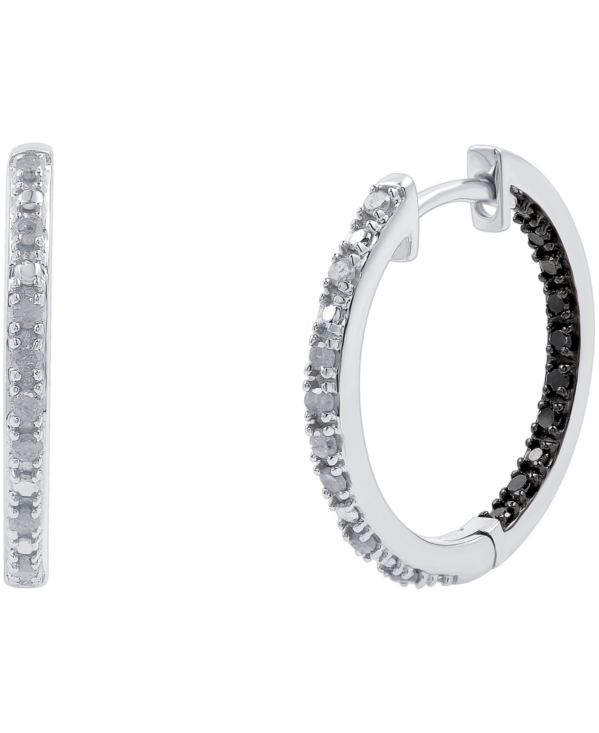 Click here for White Diamond (1/6 ct. t.w.) & Black Diamond (1/10... prices