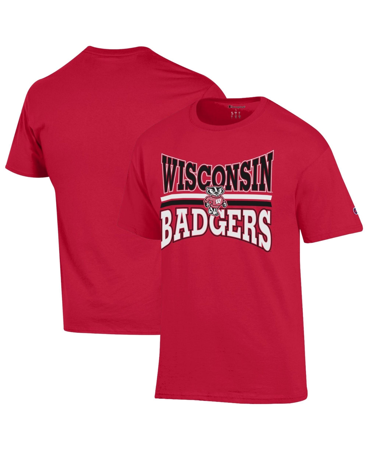 Click here for Champion Mens Red Wisconsin Badgers Team Zoom T-Sh... prices