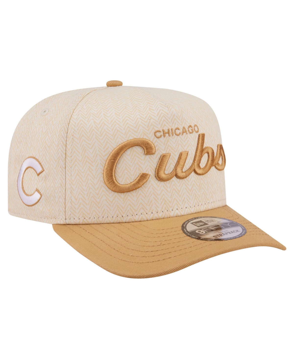 Click here for New Era Mens Cream Chicago Cubs Herringbone 9FIFTY... prices