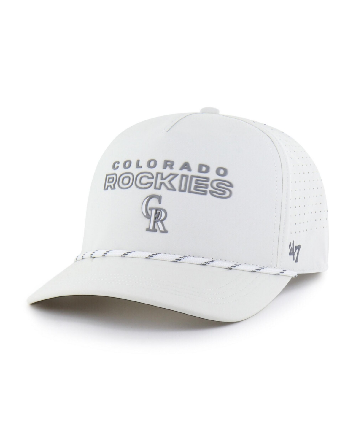 Click here for 47 Brand Mens White Colorado Rockies Forward Vault... prices