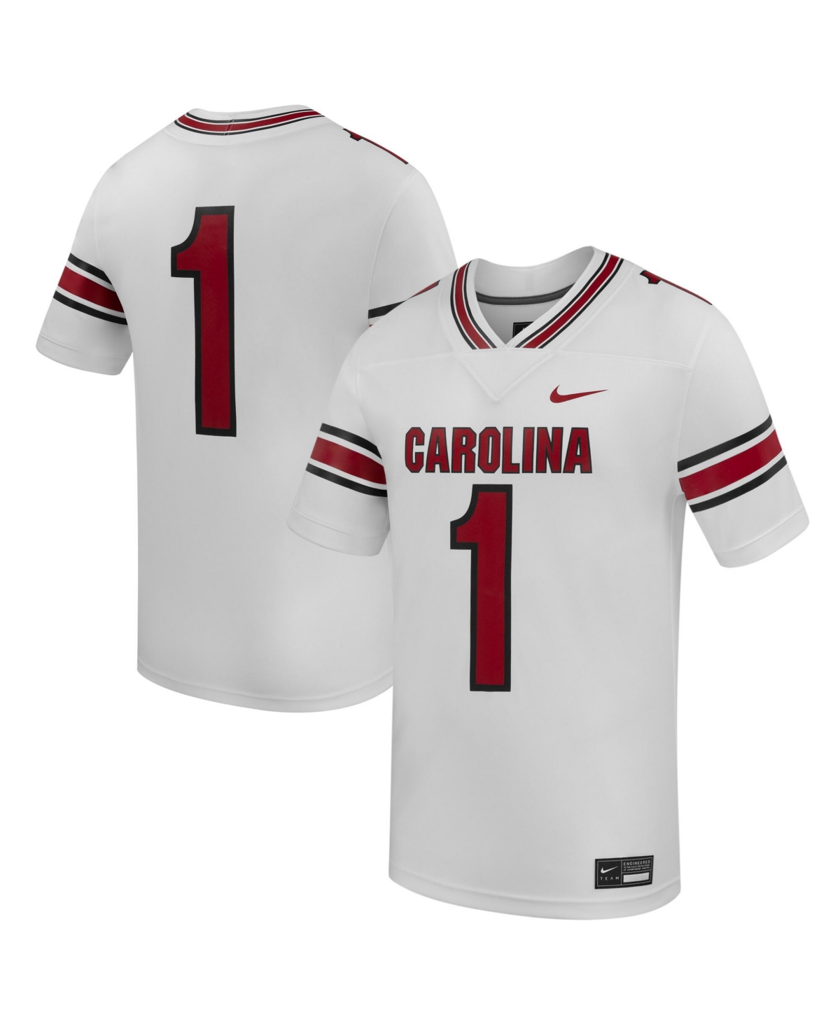 Click here for Nike Mens 1 White South Carolina Gamecocks Road Re... prices
