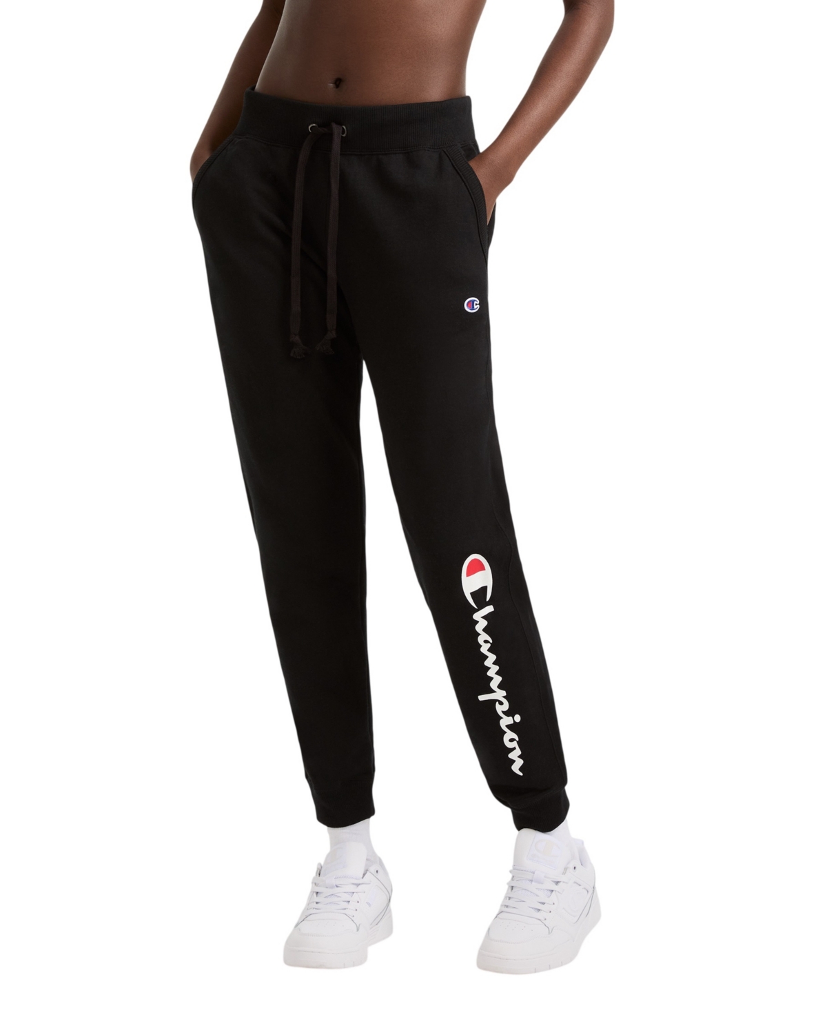 Click here for Champion Womens Mid-Rise Powerblend Jogger Pants -... prices