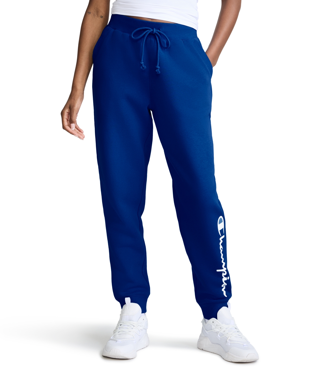 Click here for Champion Womens Mid-Rise Powerblend Jogger Pants -... prices
