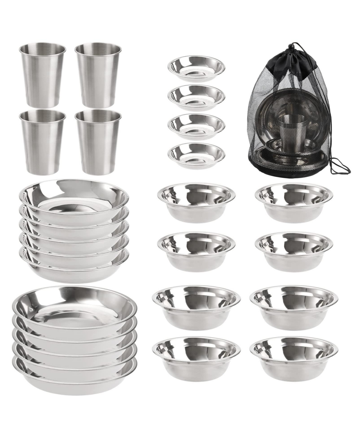 Click here for Piscifun 26 Piece Stainless Steel Camping Mess Kit... prices