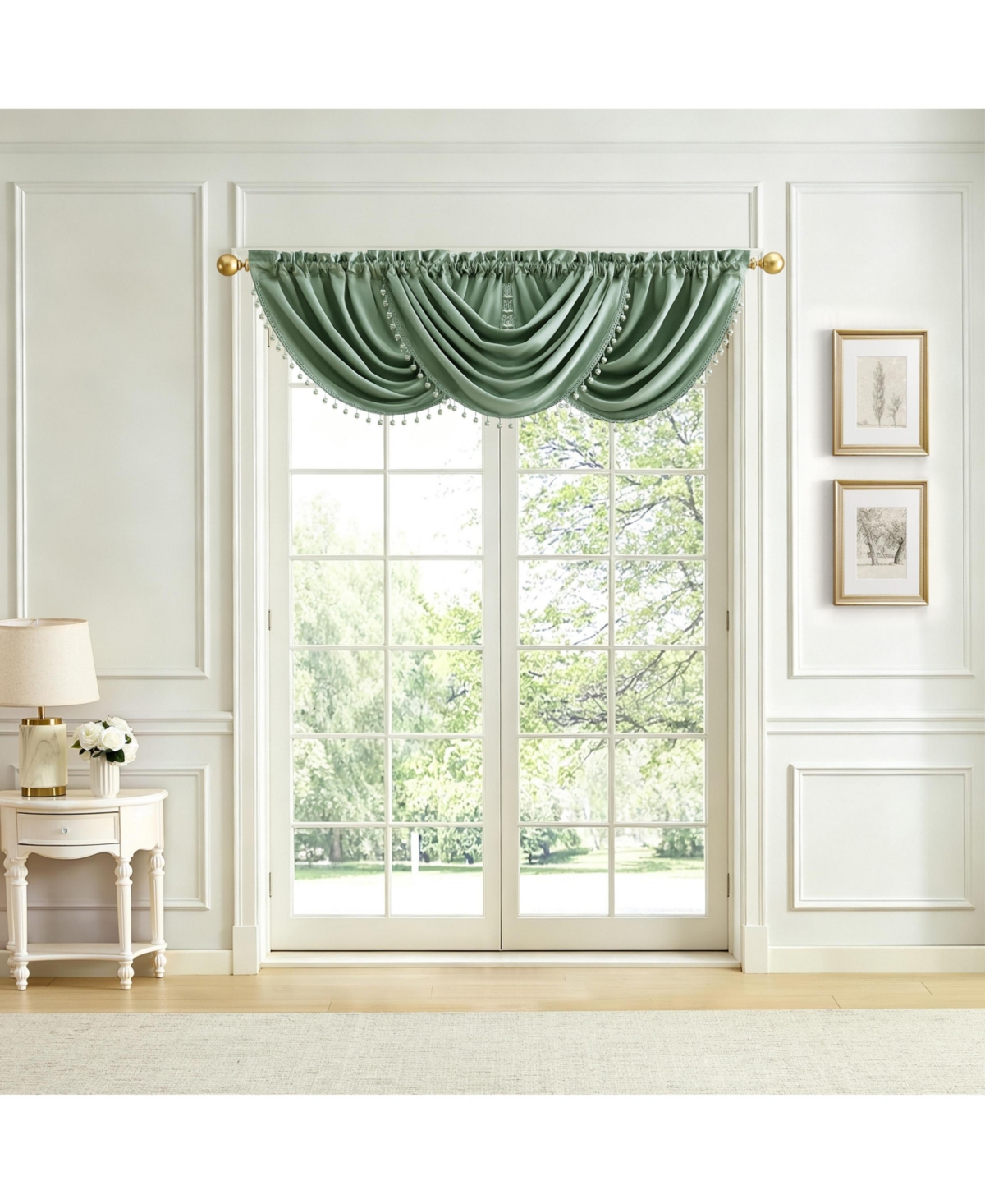 Click here for Lenox Imperial Faux Silk Waterfall Window Valance... prices