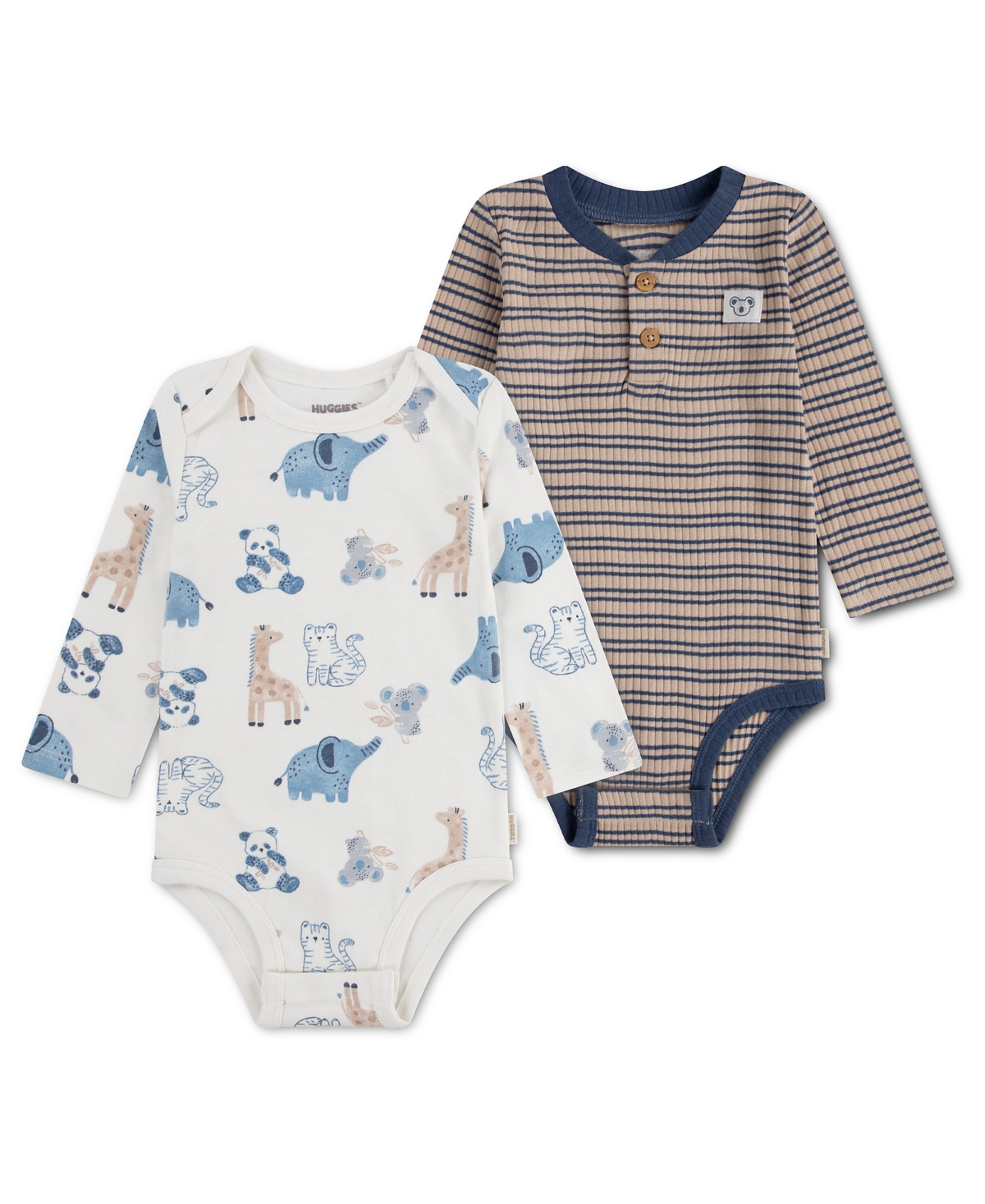 Click here for Huggies Baby Boys Babywear Long-Sleeve Bodysuits... prices
