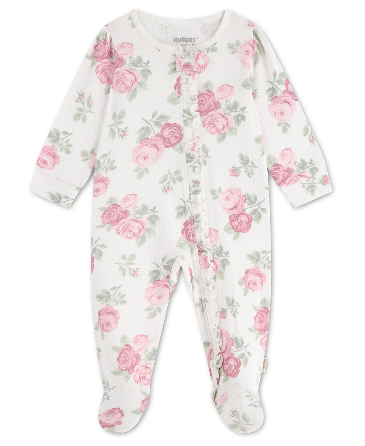 Click here for Huggies Baby Girls Babywear Long-Sleeve Footed Cov... prices