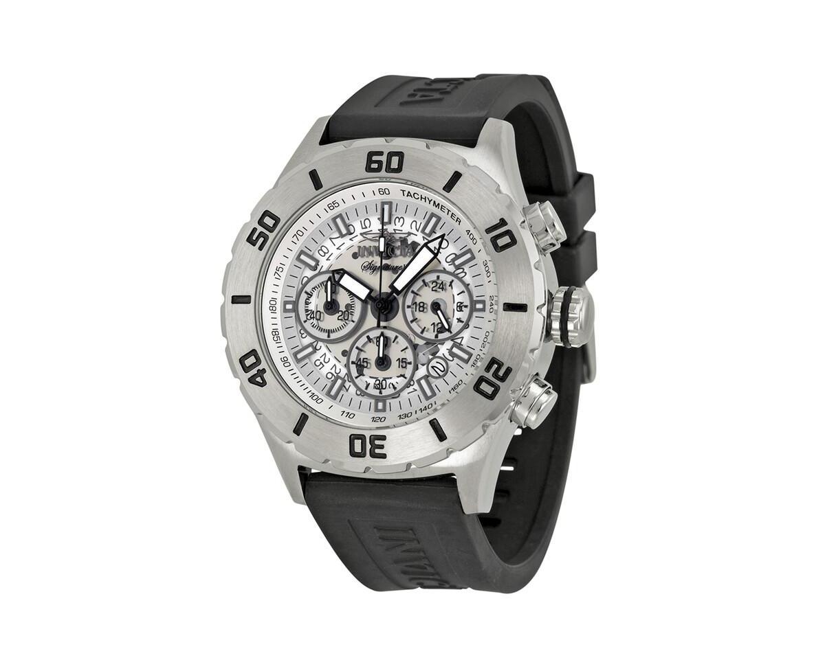 Click here for Invicta Mens 7376 Signature Quartz Chronograph Sil... prices