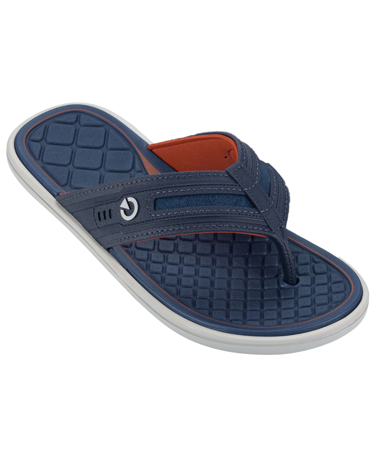 Click here for Cartago Mens Veneto Ii Thong Sandals - Gray/Blue/R... prices