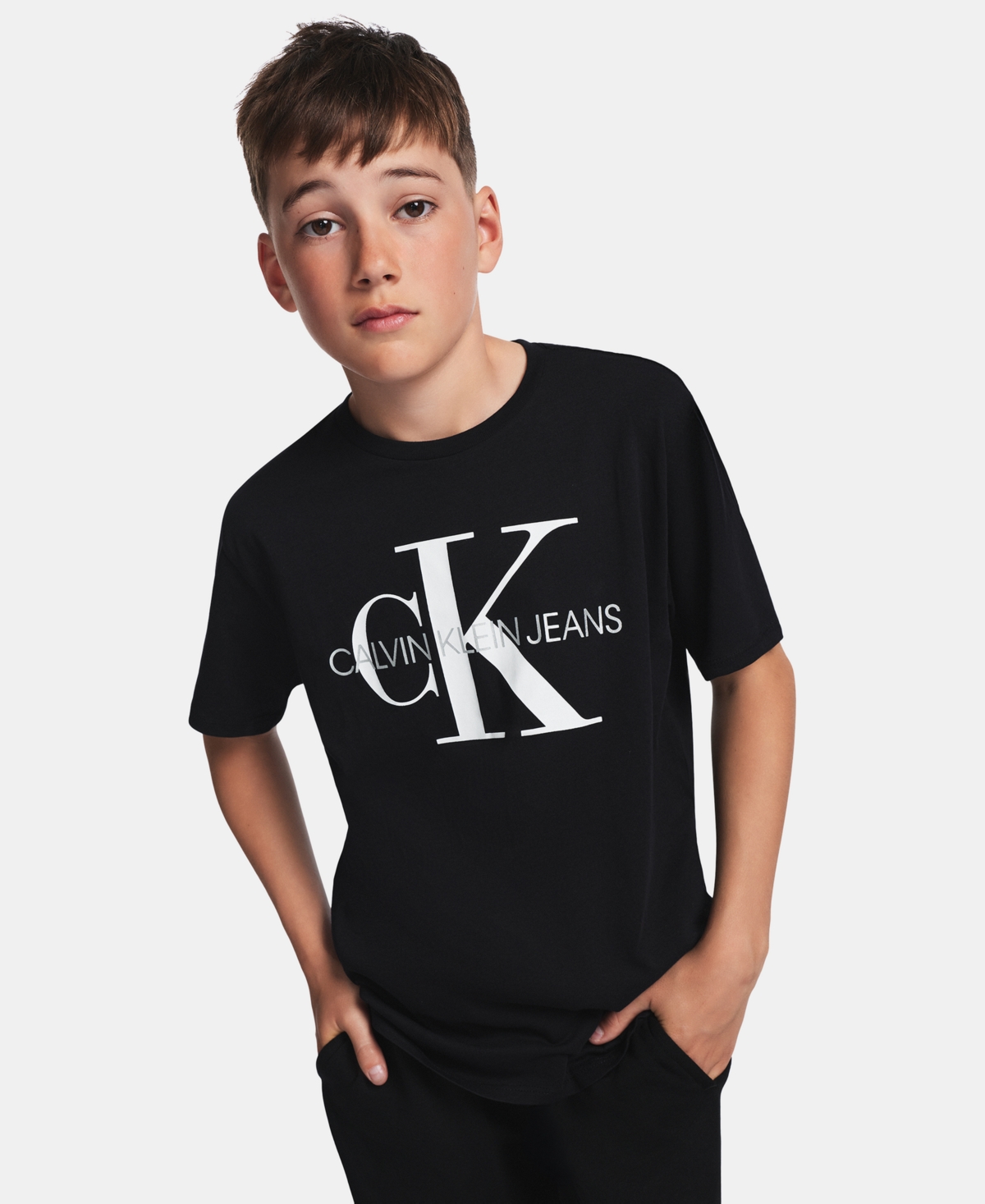 Click here for Calvin Klein Jeans Big Boys Old School Logo T-Shir... prices