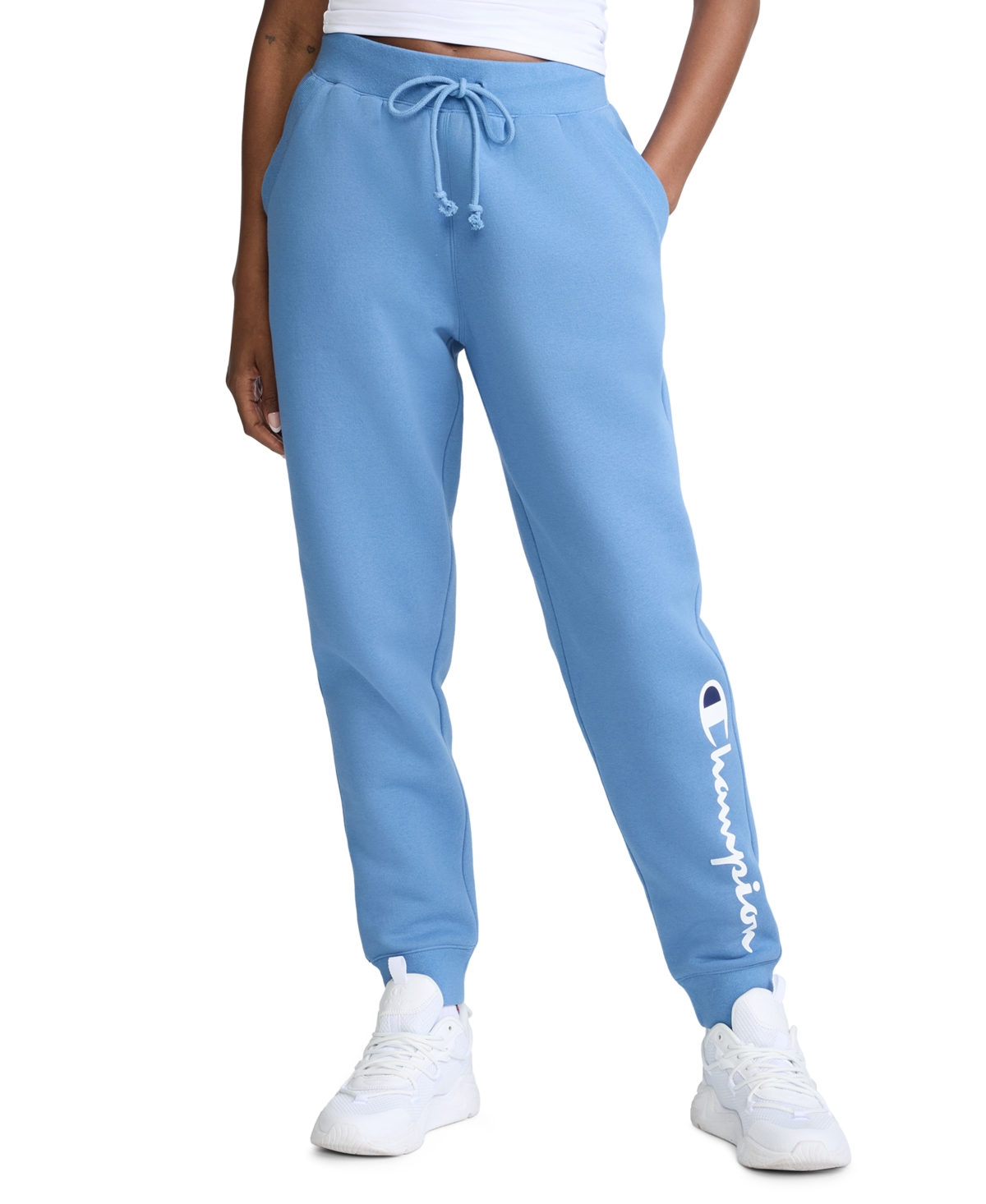Click here for Champion Womens Mid-Rise Powerblend Jogger Pants -... prices